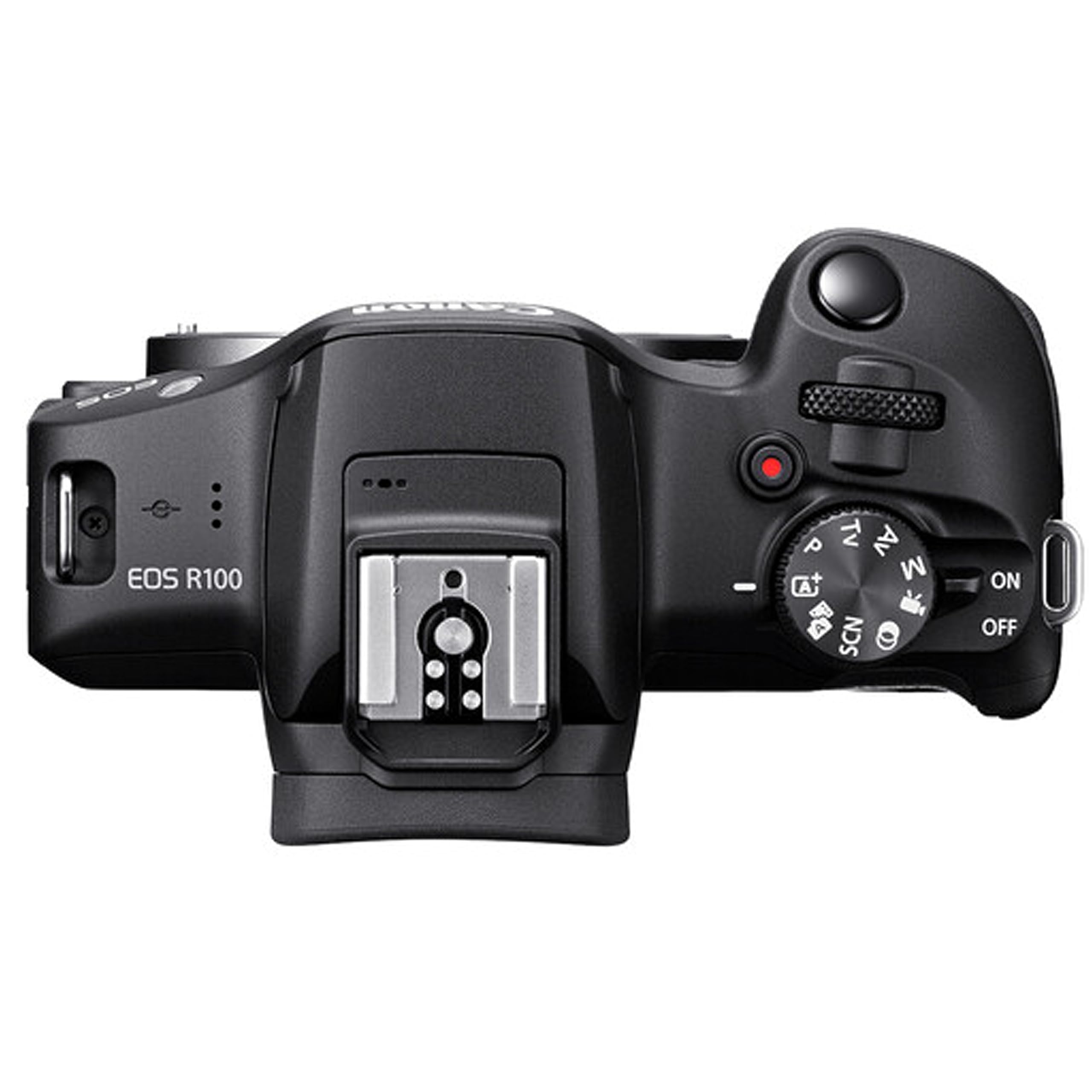 Canon EOS R100 Mirrorless Camera with 24-105mm Lens + 64GB Memory Card, Case, Hood, Grip-Pod, Filter Professional Photo Bundle (Renewed)