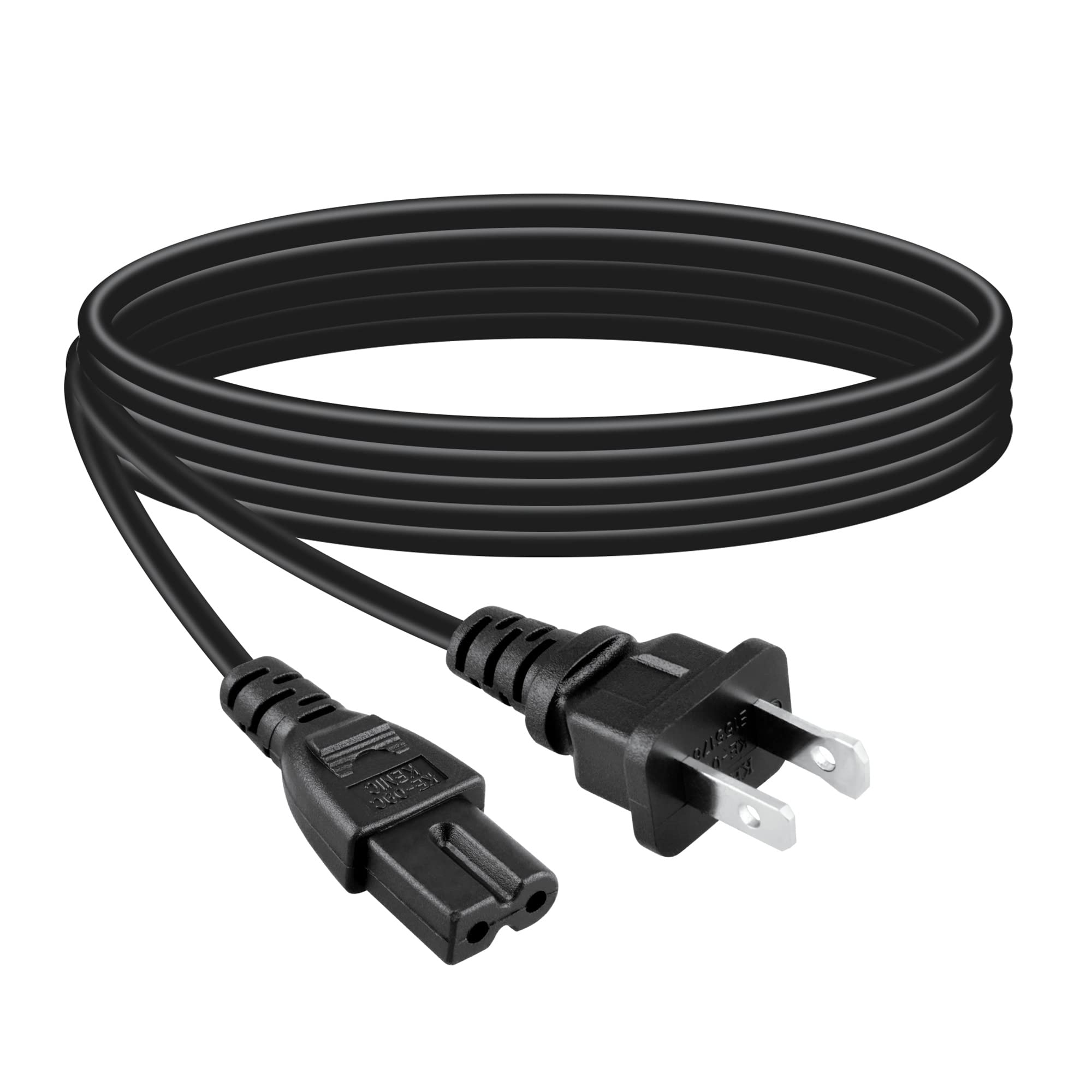 Jantoy AC in Power Cord Outlet Socket Cable Plug Lead Compatible with Panasonic Sony PlayStation ETC 195, Sony PlayStation PS1 & Sony PlayStation PS2