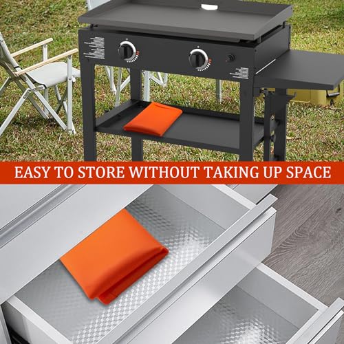 Silicone Blackstone Griddle Cover, 28 Inch Blackstone Griddle Cover Mat, Reusable Heavy Duty Food Grade Blackstone Accessories, Protect Grill From Rust,Insects, Leaves