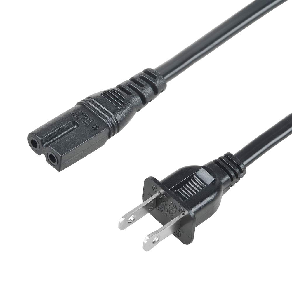Jantoy 5ft AC in Power Cord Outlet Socket Cable Plug Lead Compatible with Panasonic Sony PlayStation ETC 195, Sony PlayStation PS1 & Sony PlayStation PS2