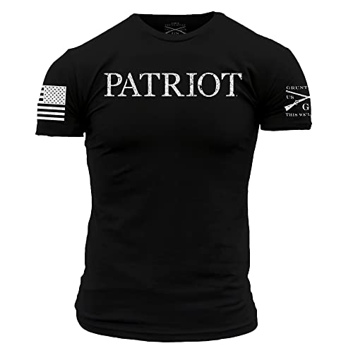 Grunt Style Patriot Defined Men's T-Shirt (Black, XXXXLarge)