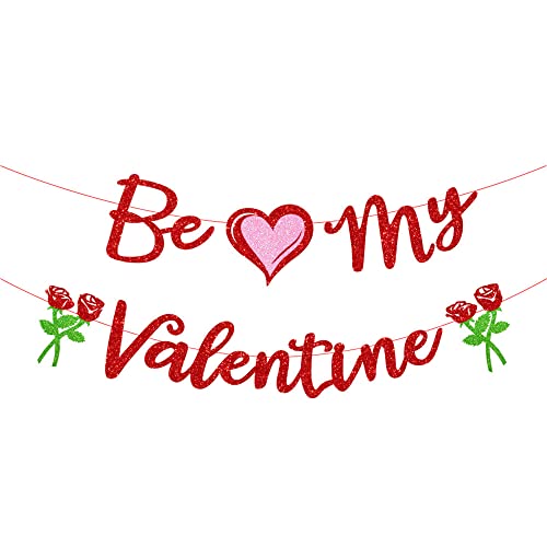 Be My Valentine-Valentines Day Banner-Will You Be My Valentine-Valentines Day Decor