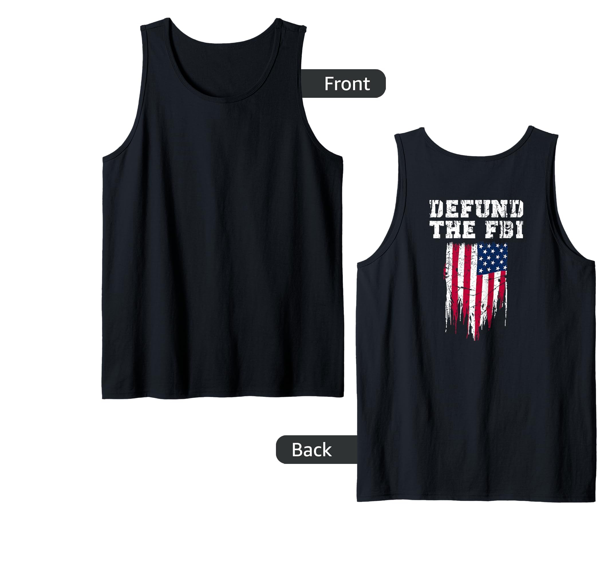 Defund the FBI Federal Bureau Anti FBI Corruption Tank Top