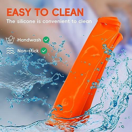 Lecivan 28" Silicone Griddle Mat for Blackstone, Full-Edge Griddle Covers for Blackstone Grill Accessories, Silicone All-Season Griddle Protective Mat for Outdoor Grilling