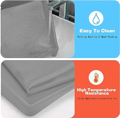 28" Silicone Griddle Mat for Blackstone 28 Inch Griddle,Heavy Duty Griddle Mat 28 inch Fit Blackstone 28 Inch Flat Top Gas Grill Griddle,Keep Grill Clean