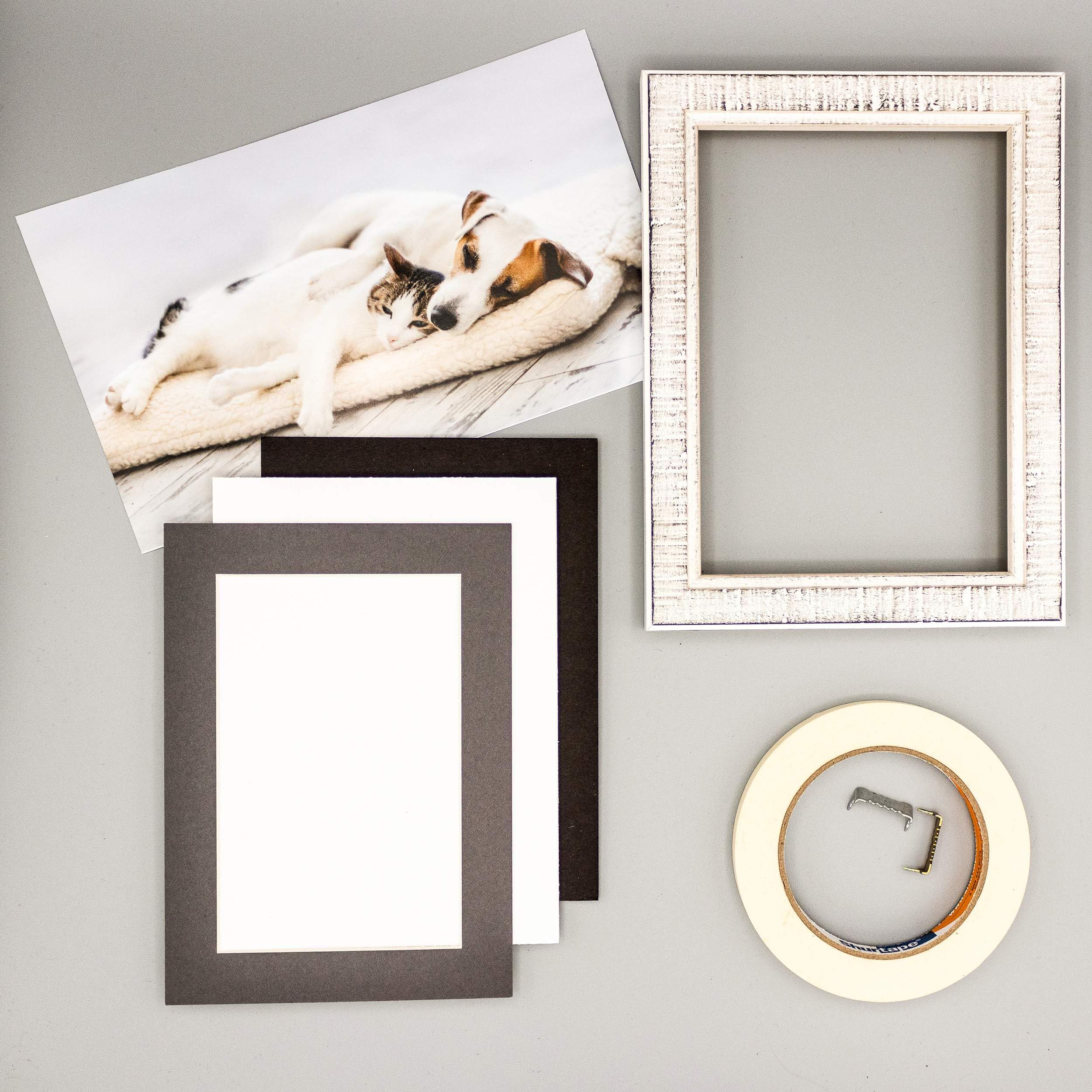14x18 Mat Bevel Cut for 12x16 Photos - Acid Free Charcoal Grey Precut Matboard - for Pictures, Photos, Framing - 4-ply Thickness