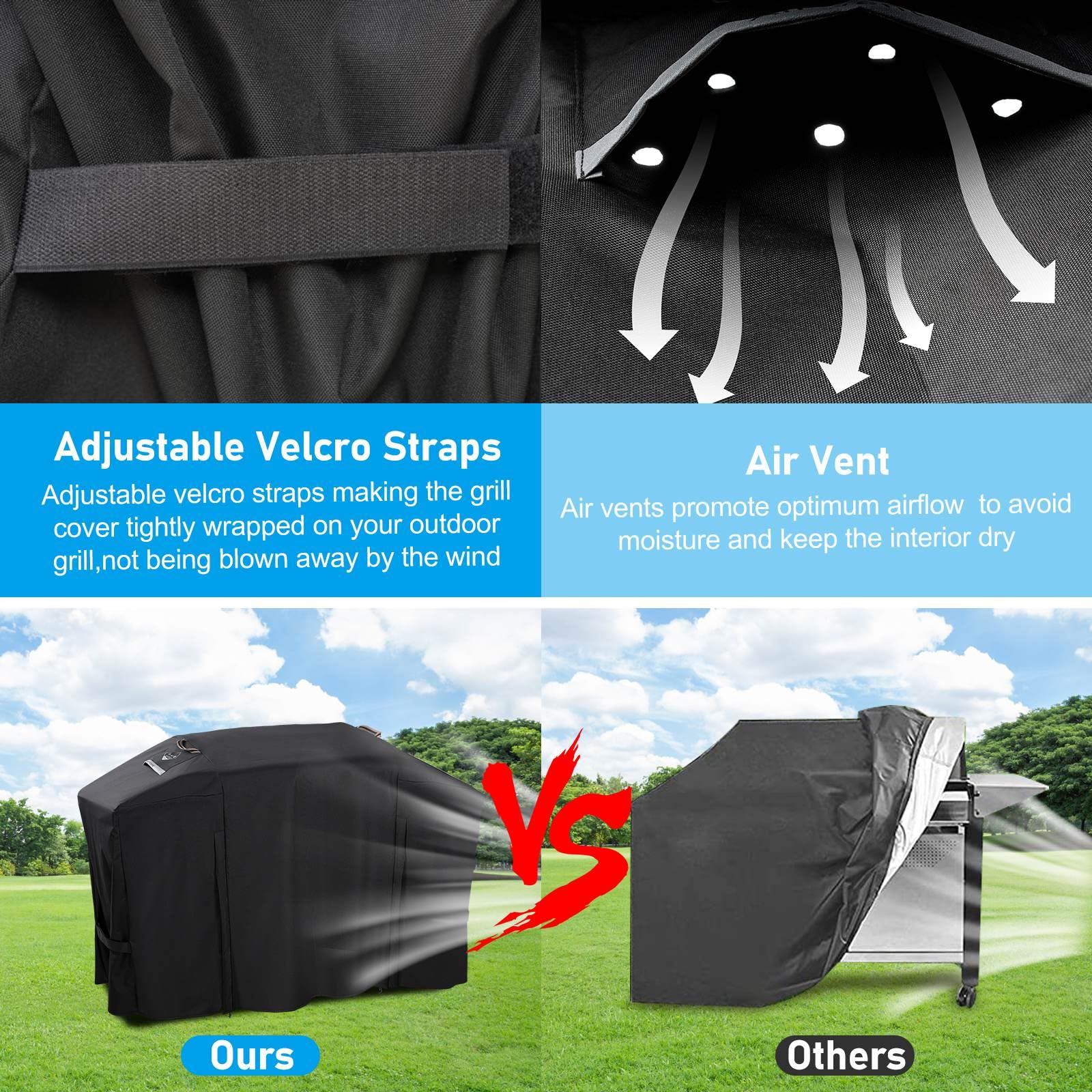 Griddle Cover for Blackstone 28 XL inch Griddle,Rip-Proof Upgraded Heavy Duty Material 75in Culinary Griddle Cover,Waterproof UV & Fade Resistant Flat Top Gas Grill Cover with Strap and Two Zippers