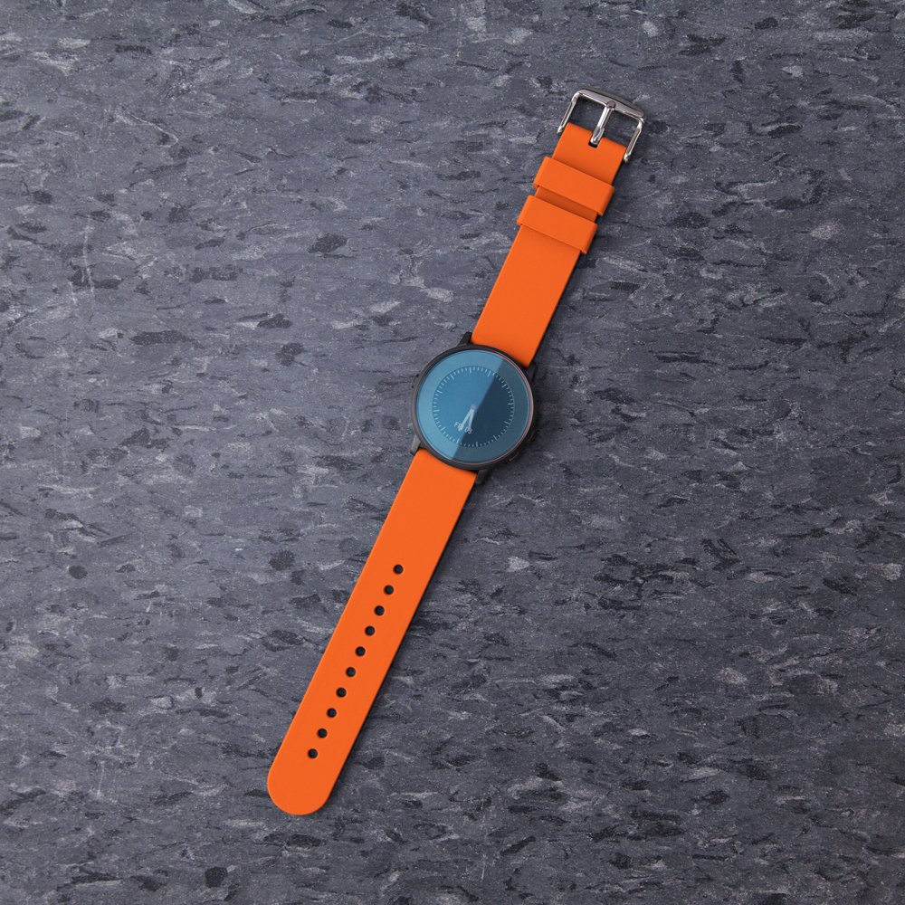 Archer Watch Straps - Soft Silicone Quick Release Watch Bands (Portland Orange, 20mm)