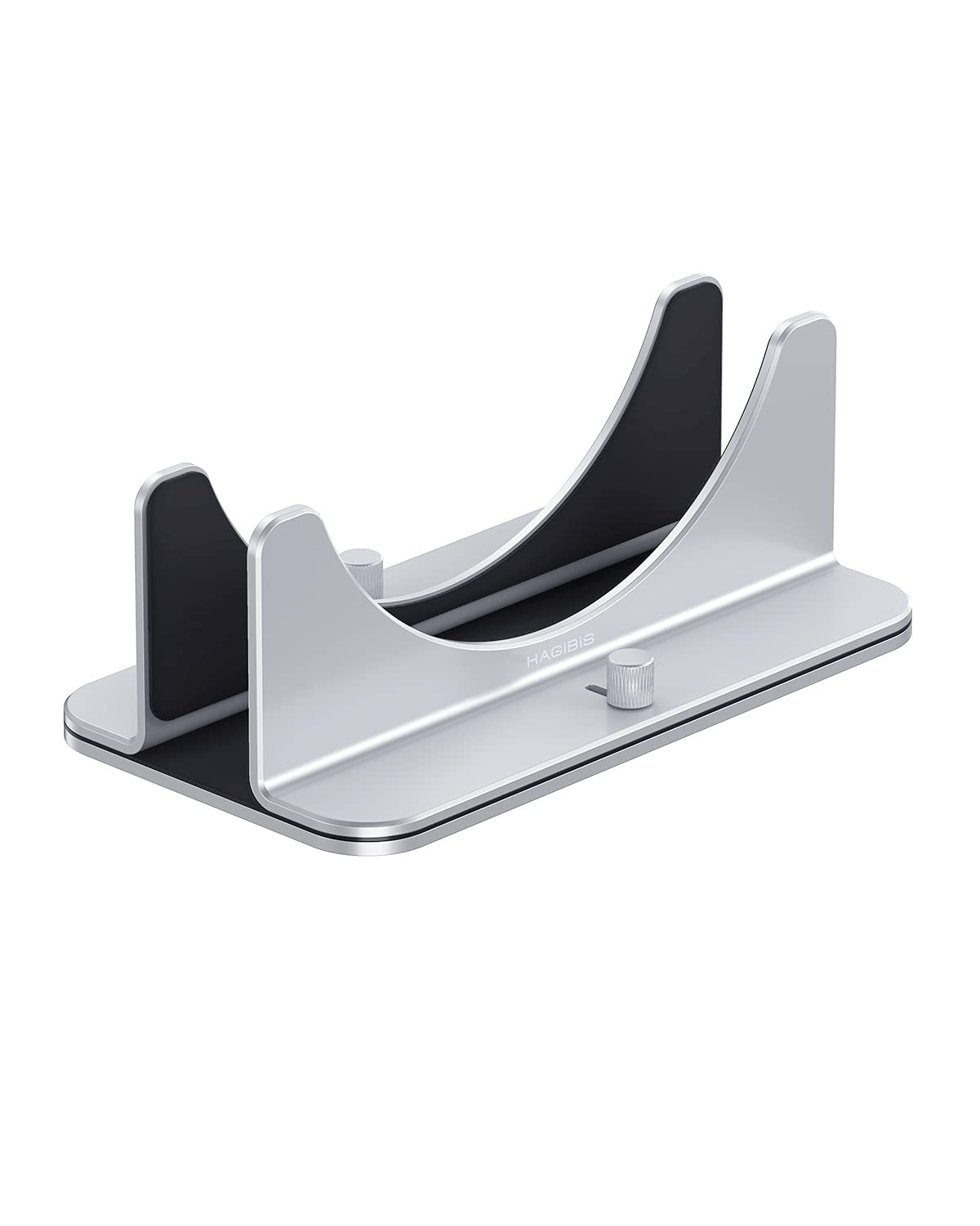 Hagibis Vertical Stand for Mac Mini M2, Aluminum Alloy Laptop Stand Anti-Slip Computer Holder Desktop Stand Compatible with M1 Chip Mac Mini, MC25 Pro