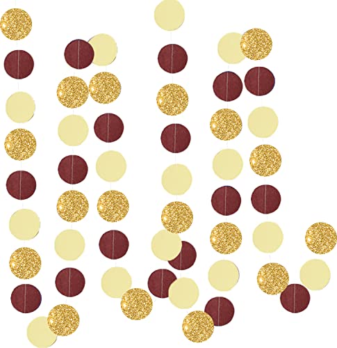 Bridal Shower Decorations Burgundy Champagne Gold Fall Bachelorette Party Decorations/Big Size Tissue Pom Pom Maroon Gold Balloons Bride To Be Banner for EngagementBurgundy Fall Wedding