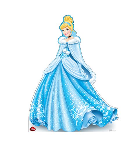 Advanced Graphics Cardboard People Holiday Cinderella Life Size Cardboard Cutout Standup - Disney Holiday Collection