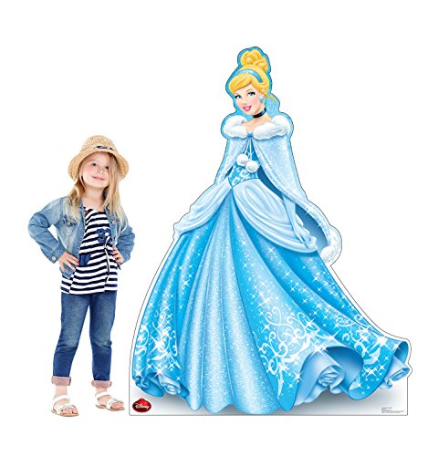 Advanced Graphics Cardboard People Holiday Cinderella Life Size Cardboard Cutout Standup - Disney Holiday Collection