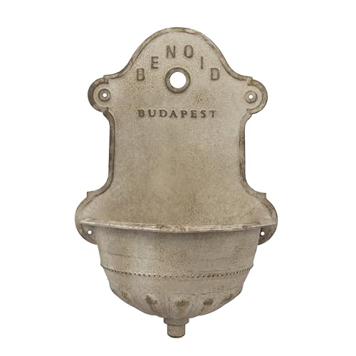 Creative Co-Op Reproduction of Vintage Iron Wall Water Fountain