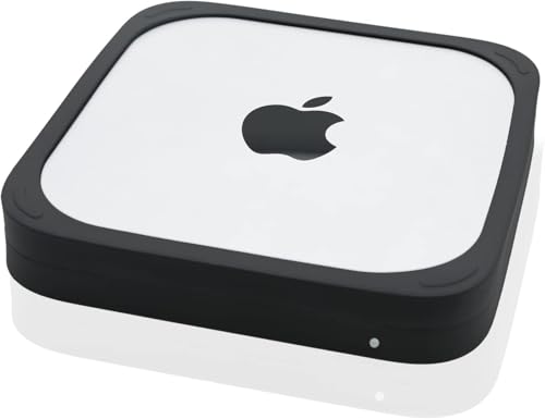Mini Mount Protection Cover- Soft Silicone Cover for Mac Mini 2010-2023,M1,M2,M2 Pro Scratch Free in Metal Mount Holder(Silicone Coverage)
