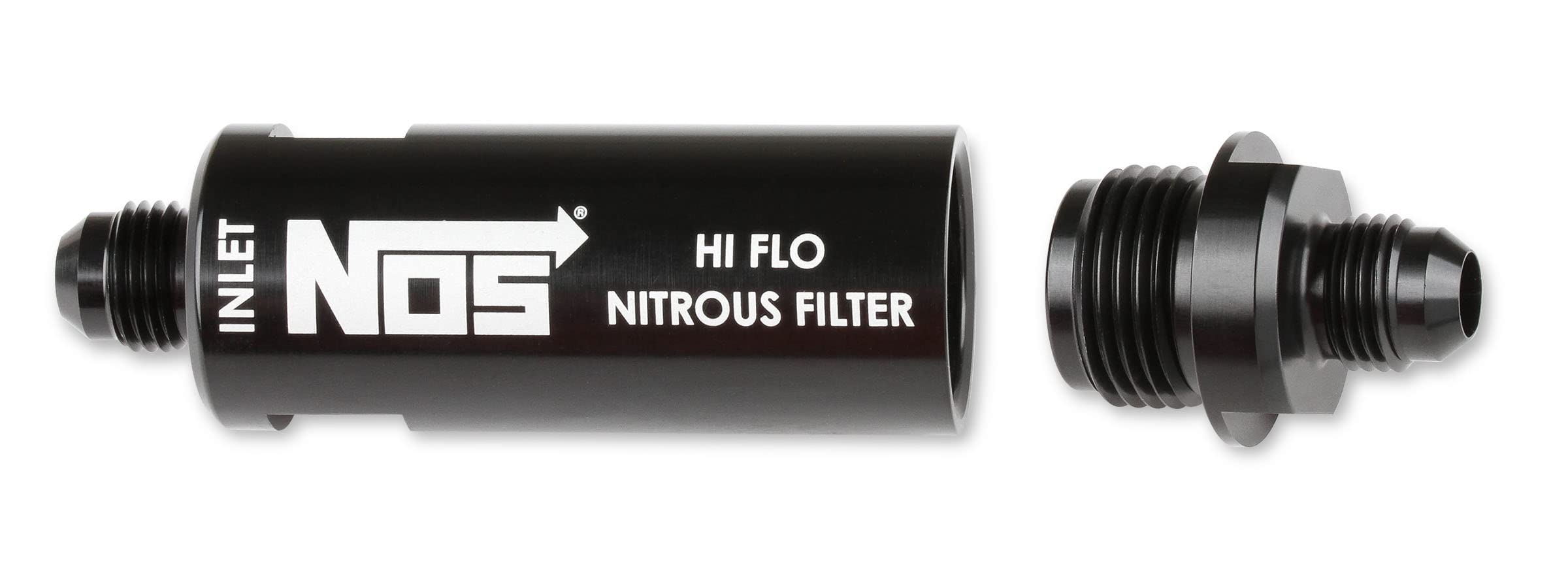 NOS 6An, Hi-Flo Nitrous Filter, Black