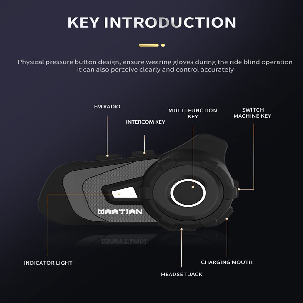 1Storm Motorcycle Modular Full Face Flip up Dual Visor Helmet + Spoiler Bundle with Freedconn Motorcycle Bluetooth Headset: HB89 Matt Black