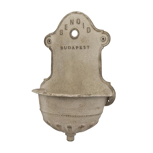 Creative Co-Op Reproduction of Vintage Iron Wall Water Fountain