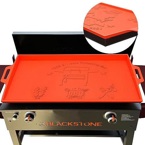 28 inch Griddle Silicone Mat,28" silicone mat for Blackstone 28 inch Griddle, Heavy Duty Food Grade Silicone Griddle Mat Cover for Blackstone 28 inch Griddle(Does not fit 28"XL/28" Pro Series)