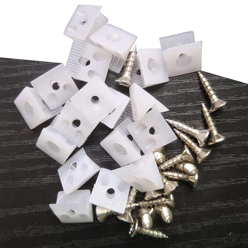 GIFTED LUGAR Drawer Wedges, Sagging Drawer Bottom Support Brackets, Dress Drawer Repair Kit, Drawer Reinforcement (50 Sets)