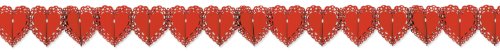 Lace Heart Garland Party Accessory (1 count) (1/Pkg)