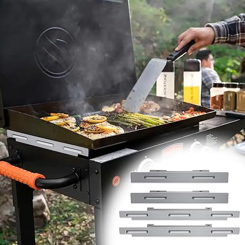 Wind Guards for Blackstone 28 Inch Griddle, Blackstone Griddle Accessories Stainless Steel Magnetic Wind Screen, Protect Flame Hold Heat, Save Gas, Fit with Rear Grease Cup, Hood and Side Shelf