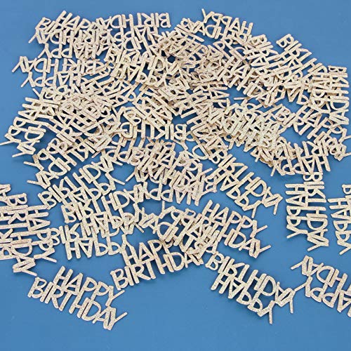Halodete Happy Birthday Confetti - Birthday Party Table Decorations Gold Glitter Confetti, Table Scatter Confetti Decorations for Baby Shower Birthday Party