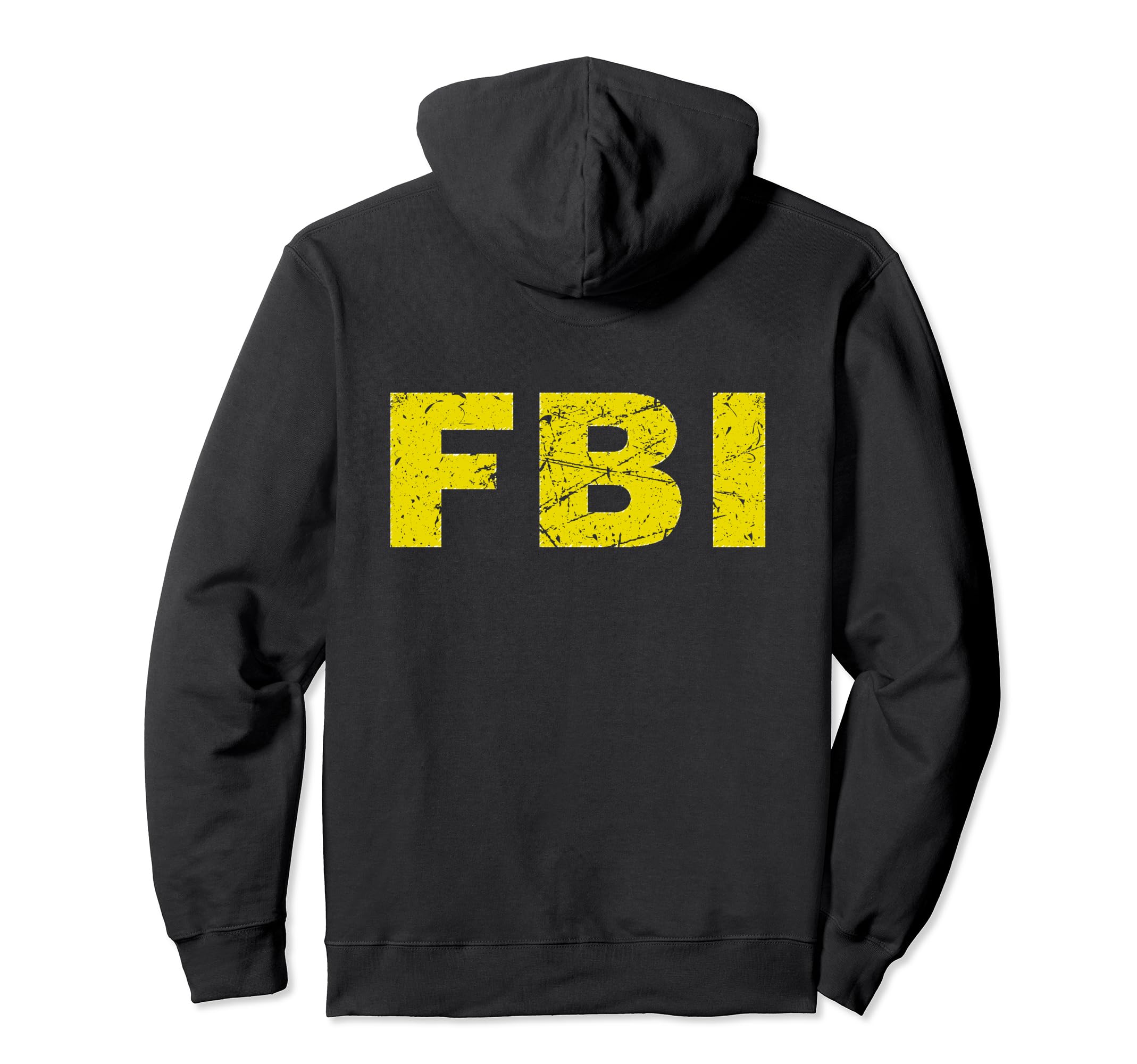 Federal Bureau of Investigation FBI Costume Distressed Pullover Hoodie