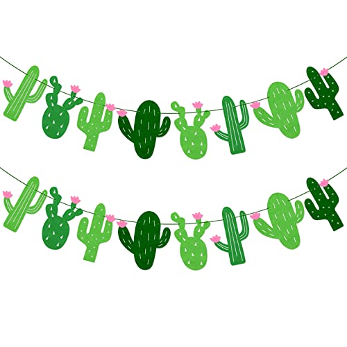 Yaaaaasss! Fiesta Banner Cacti Garlands Green Felt Mexican Themed Party Decoration Llama Birthday Party Baby Shower Supplies