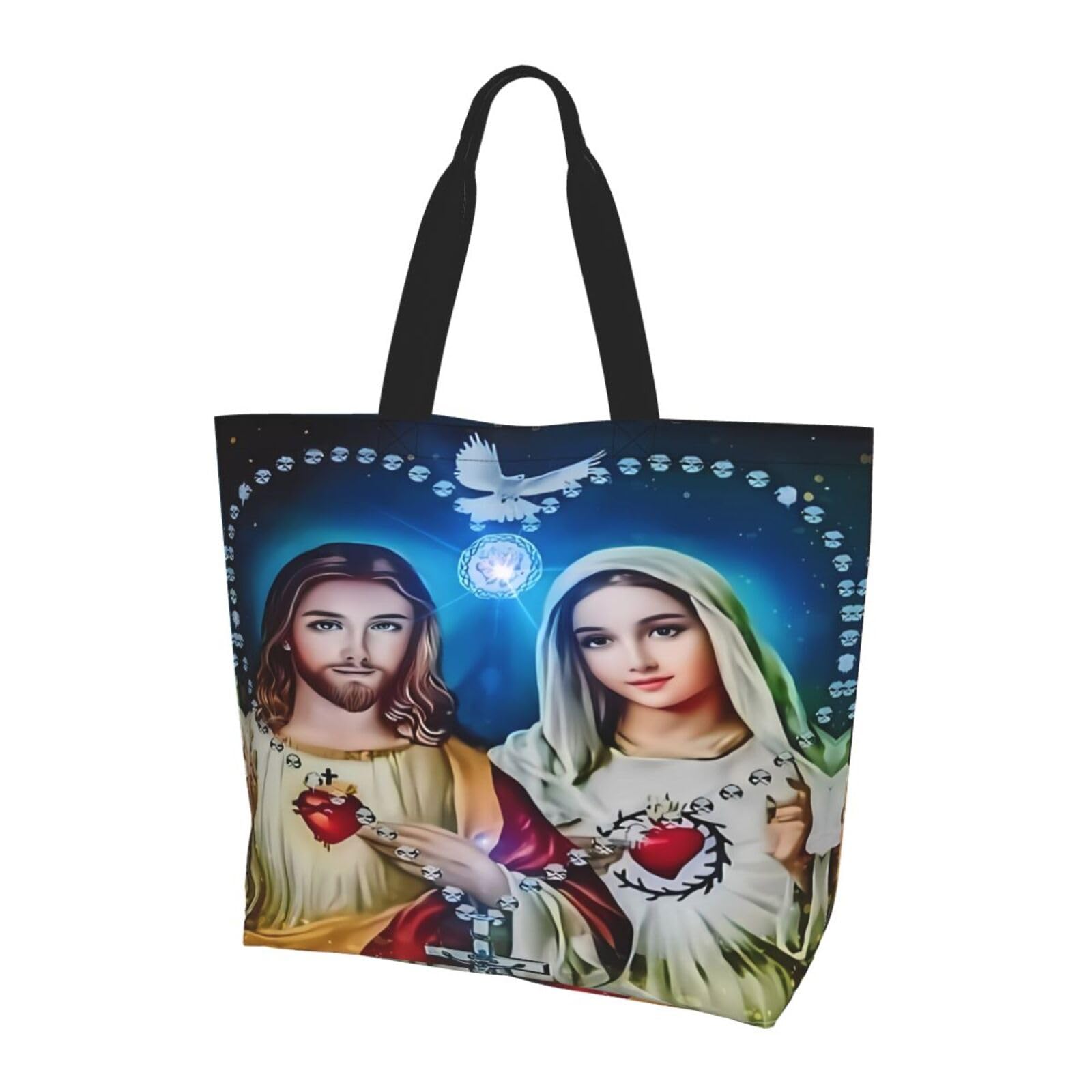 Our Lady of Guadalupe Virgin Mary tote bag shopping bag shoulder bag shoulder bag shopping, work, groceries, gym