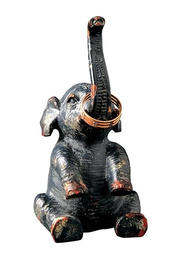 Creative Co-Op Pewter Elephant Ring Holder