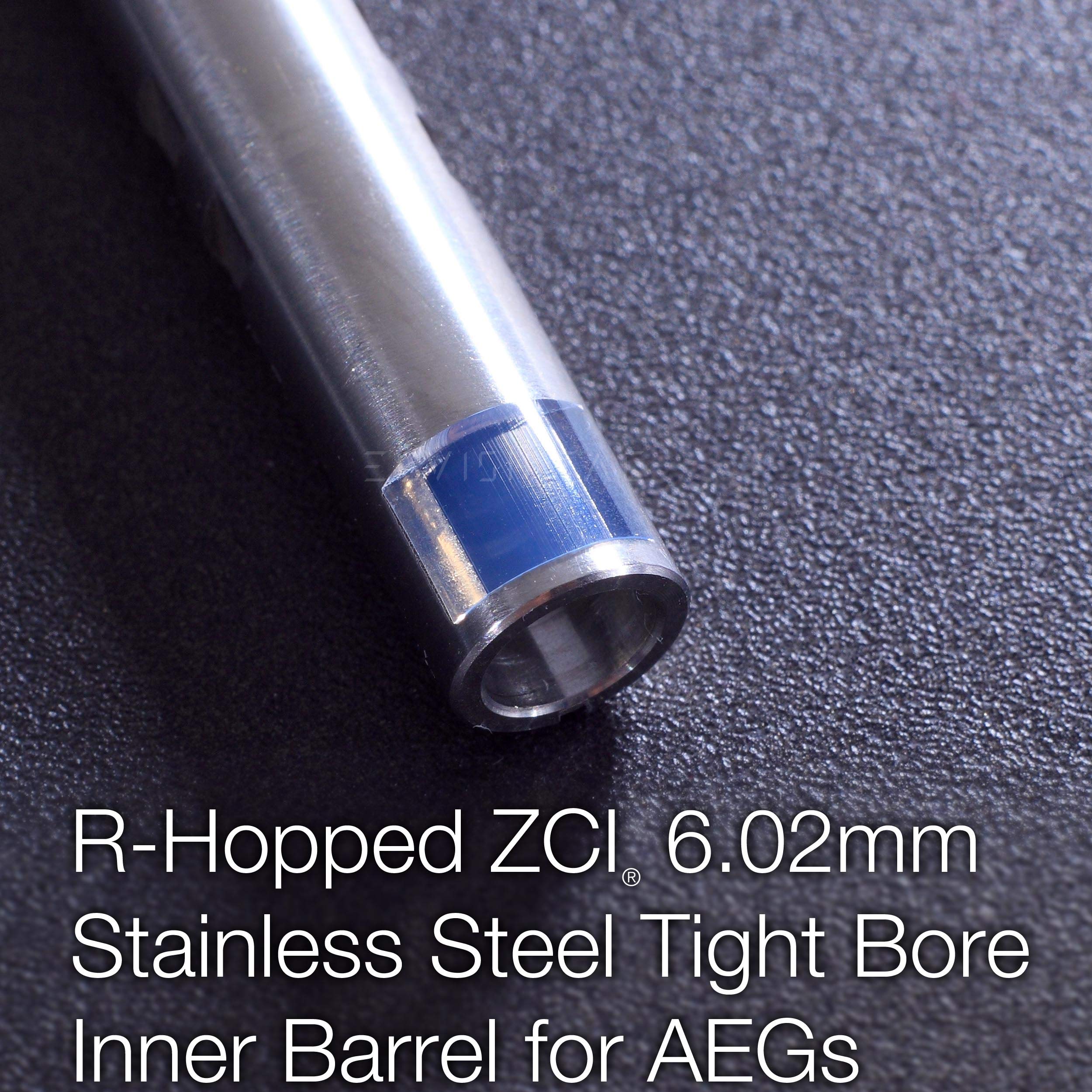 Elvish Tac R-Hopped ZCI 6.02mm Tightbore Barrel + Modify Flat-Hop Bucking AEG R-Hop RHop (407)