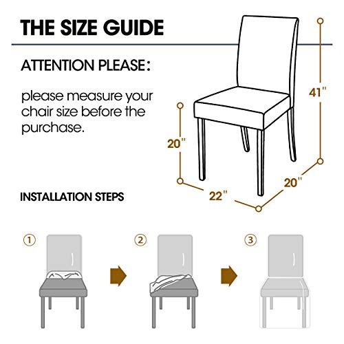 Buzzlett 4 Packs Waterproof Plastic Clear PVC All Dining Chair Slipcover Protector,Heavy Duty Cover Keep Your Dinning Chair Away from dust and Claws