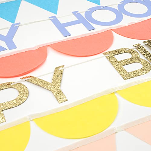 Meri Meri Rainbow Birthday Garlands (Pack of 8)