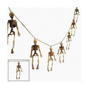 Dangling Skeleton Garland - Halloween Decoration