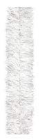 Fix Find - White Tinsel Garland (15ft Long x 2.25in Thick) - Elegant Hanging Metallic Holiday Tinsel Garland for Holiday & Party Decorating