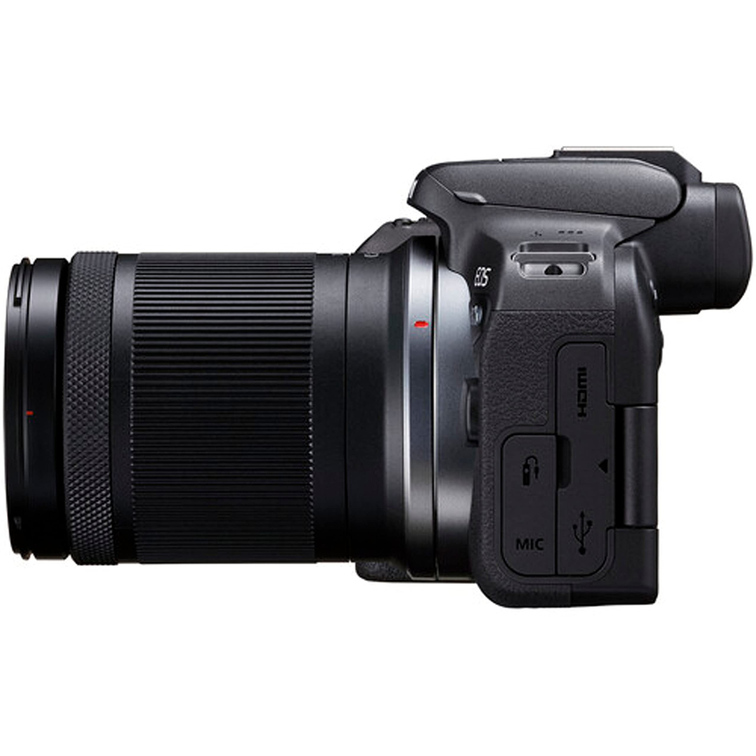 Canon EOS R10 Mirrorless Camera RF-S 18-150mm is STM + EF 75-300mm f/4-5.6 III + RF 50mm f/1.8 STM + 500mm f/8 Focus Lenses + 2X 64GB Memory Cards, TTL Flash, Case & More (Renewed)