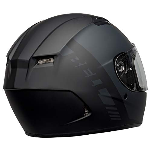 BELL Qualifier Full-Face Motorcycle Helmet (Turnpike Matte Black/Gray - Medium)