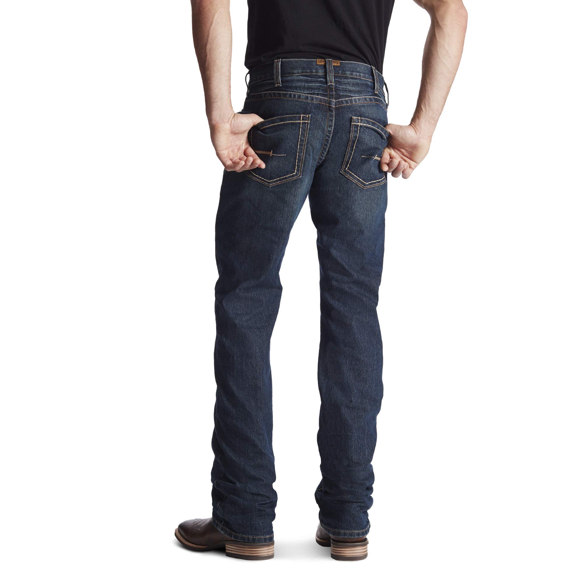 Ariat Rebar M5 Straight DuraStretch Basic Stackable Straight Leg Jean 44W x 30L Blackstone