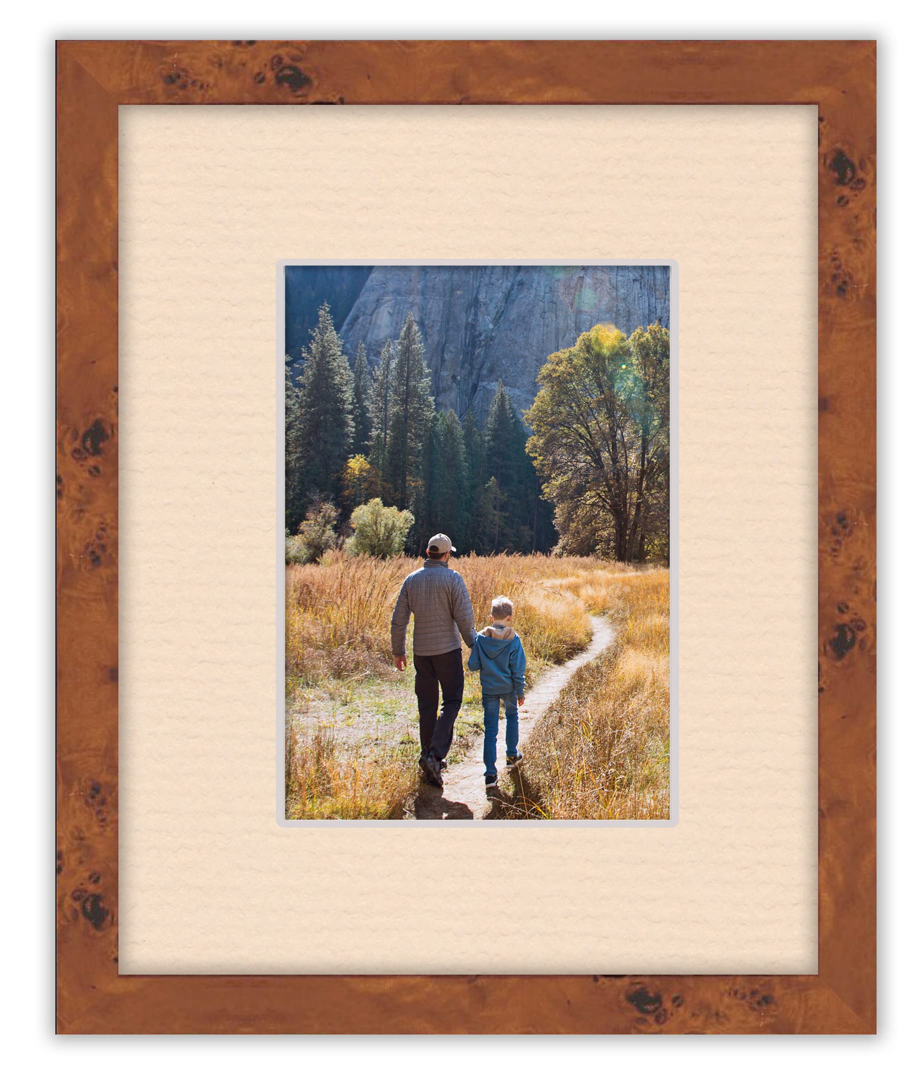 11x14 Mat Bevel Cut for 9x12 Photos - Acid Free Beige Precut Matboard - for Pictures, Photos, Framing - 4-ply Thickness