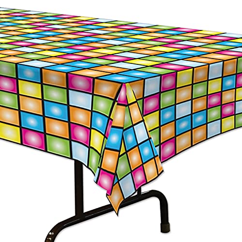 Disco Tablecover Party Accessory (1 count) (1/Pkg)