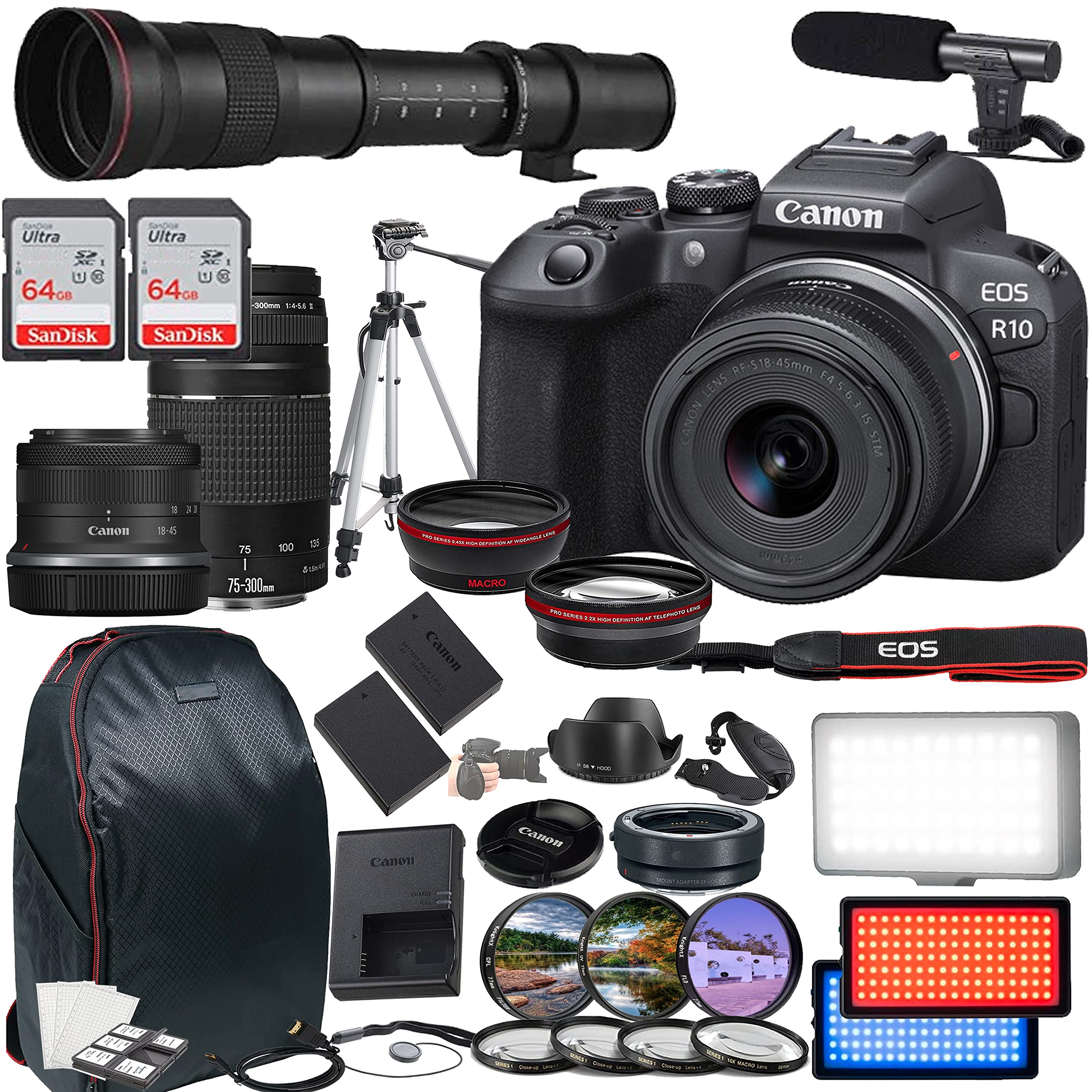 Canon Canon EOS R10 Mirrorless Digital Camera Systems (Renewed)