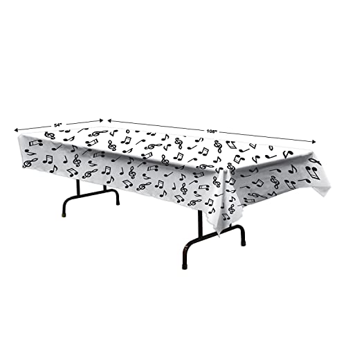 Musical Notes Tablecover Party Accessory (1 count) (1/Pkg)