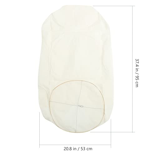 EXCEART 10 Pack Paper Lanterns Floating Wishing Paper Lanterns with Maker Pen for Weddings Party Celebration Event and Festival Chinese Lanterns to Release in Memorial Events