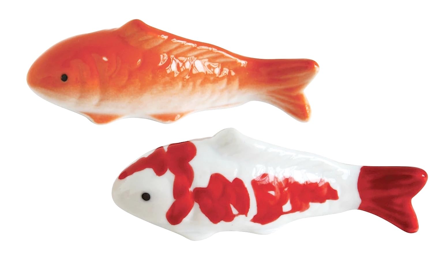 Set of 2 Creative Co-Op 4" Assorted Koi Fish Floatable Figurines