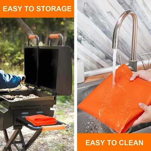 Griddle Mat for Blackstone Grill 28" Blackstone Silicone Griddle Cover Food Grade Silicone Griddle Mat Protect Your Griddle Top From Dirt & Rust Blackstone Griddle Mat Protective Cover