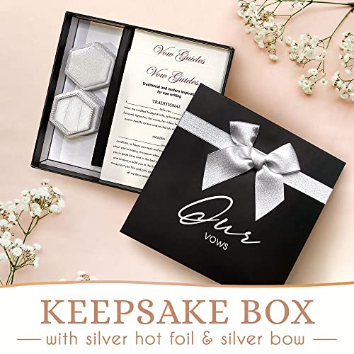 Vow Books with Ring Box for Wedding Ceremony, Vow Books for Wedding, Vow Book, Wedding Vow Books, Vow Books His and Hers, Vows Book, Wedding Vows, Wedding Vows Book, His Her Vows Book