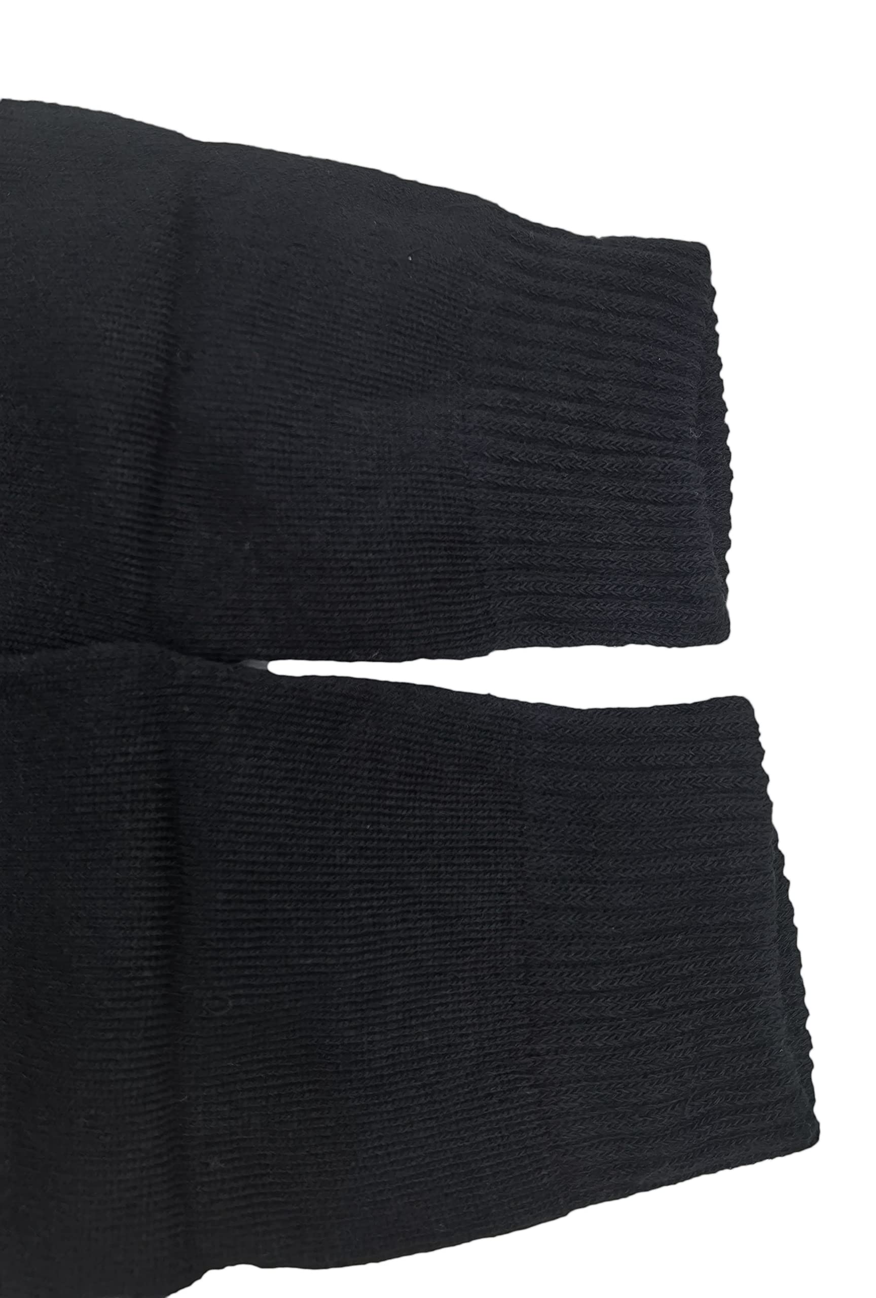 Homrap Women Toe Separator Socks Toeless Foot Alignment Socks for Yoga GYM Massage Pain Relief Improves Circulation Stretchy (Black)