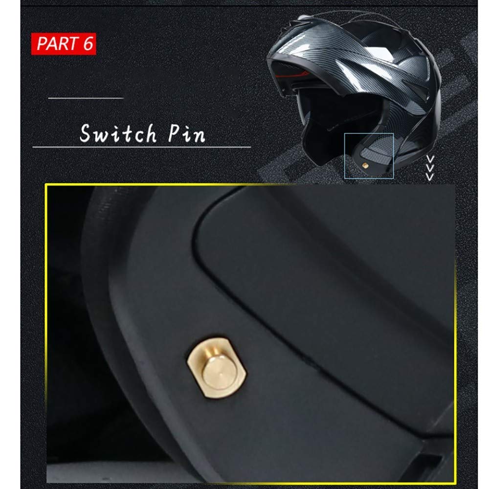Motorcycle Bluetooth Helmets,Full Face Flip Up Dual Visors Modular Helmets,DOT Approved Helmet,Men and Women Built-in Mp3 FM Integrated Intercom Communication System 1, M=(57~58CM)