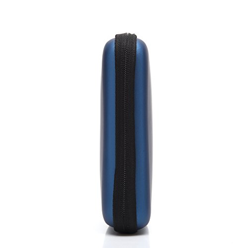 KAYOND® Portable Hard Carrying Travel Storage Case for External USB, DVD, CD, Blu-ray Rewriter/Writer and Optical Drives (Blue)