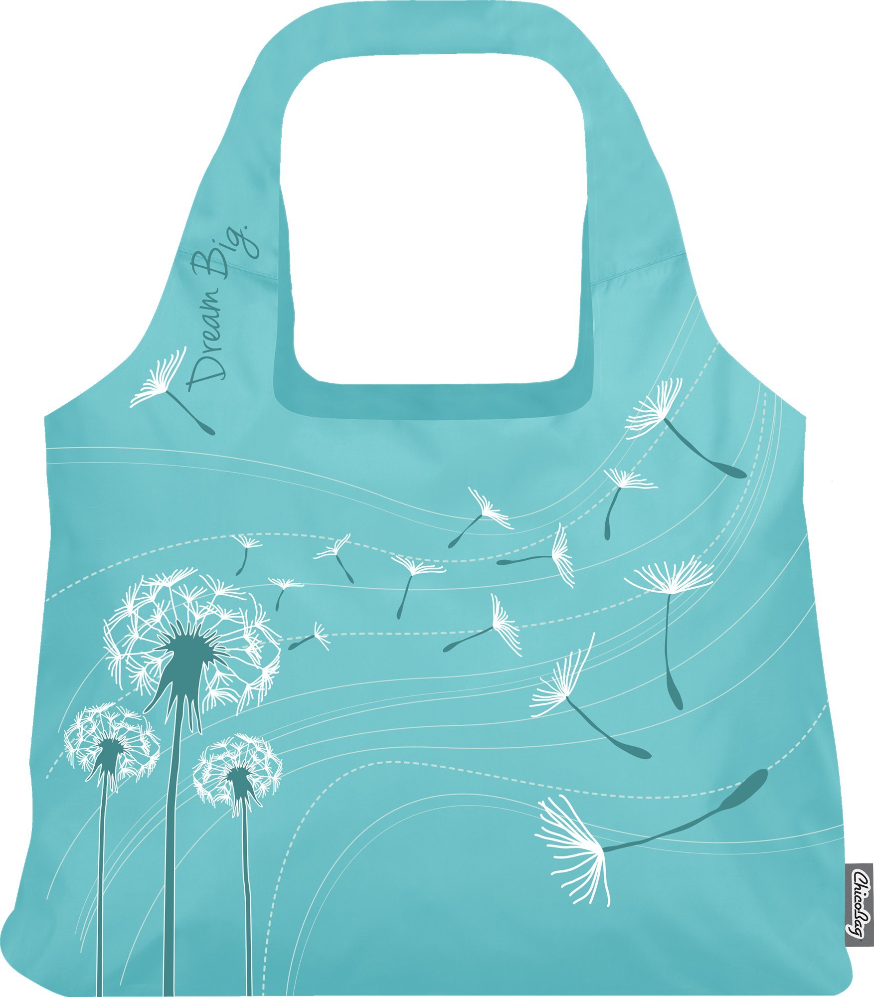 ChicoBag Vita Designer Reusable Tote Bag with Carabiner Clip | Compact Reusable Shopping Bags | Eco Friendly | Dream